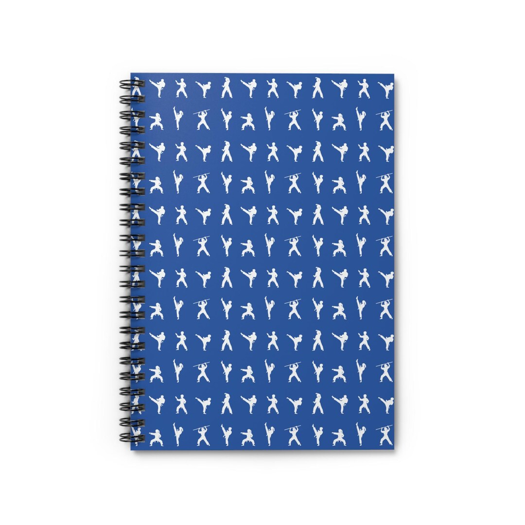 Taekwondo Spiral Notebook | Martial Arts Training Journal | Gift for ...
