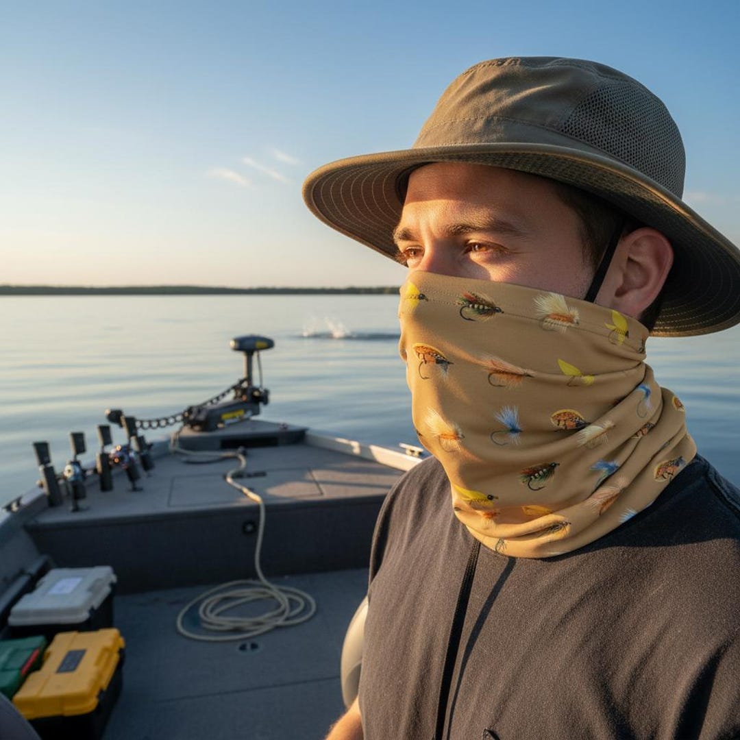 Functional Fly Fishing Neck Gaiter UPF 50+ | Lightweight Sun Shield for ...