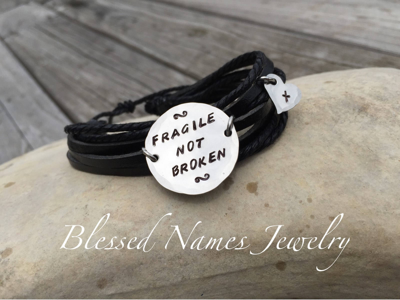 Fragile X Awareness, Fragile Not Broken Necklace, Hand Stamped ...