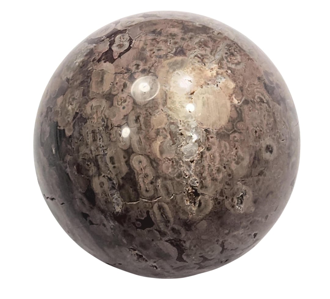 Orbicular Rhyolite 79mm Sphere or Original Home Decor or Mineral ...