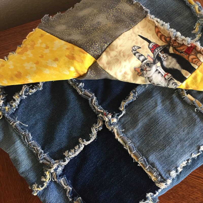 Denim Rag Quilt - Etsy