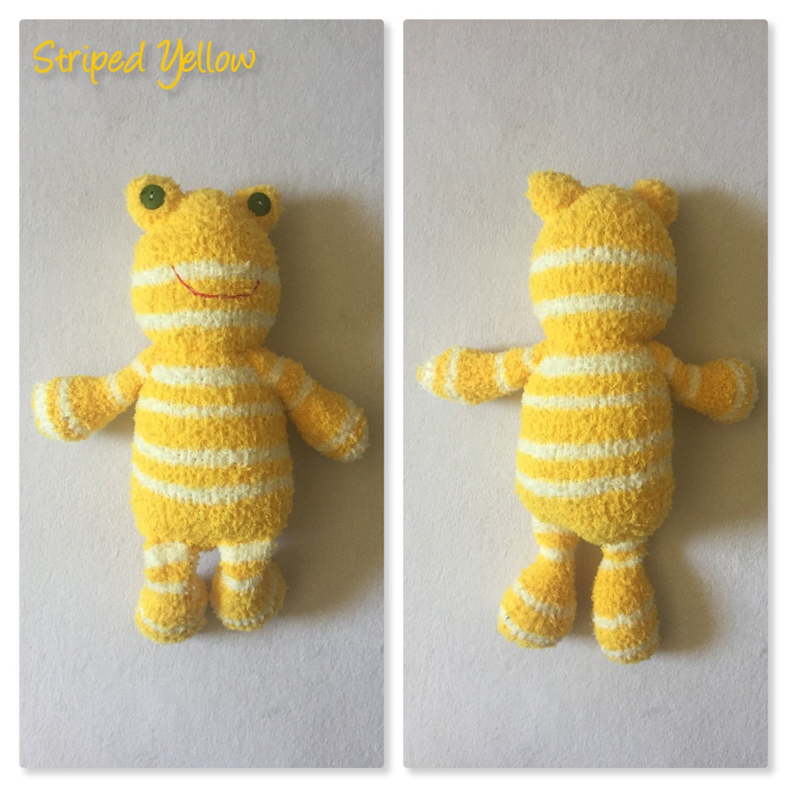 Handcrafted Fuzzy Sock Frog Assorted Styles - Etsy