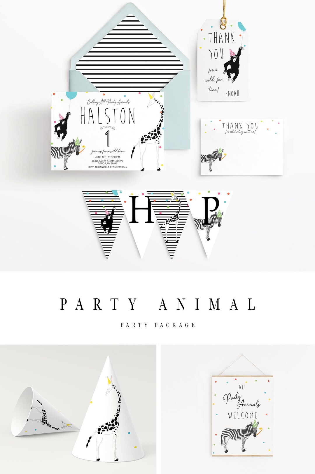 Party Animal Party Package, Party Animal Decorations, Party Animal ...