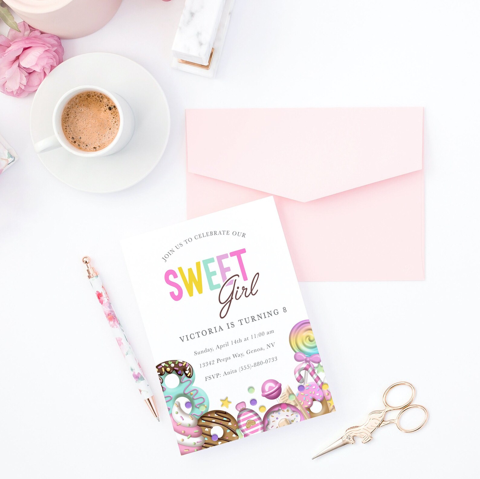 Editable Candy Invitation Candy Birthday Invitation Candy | Etsy