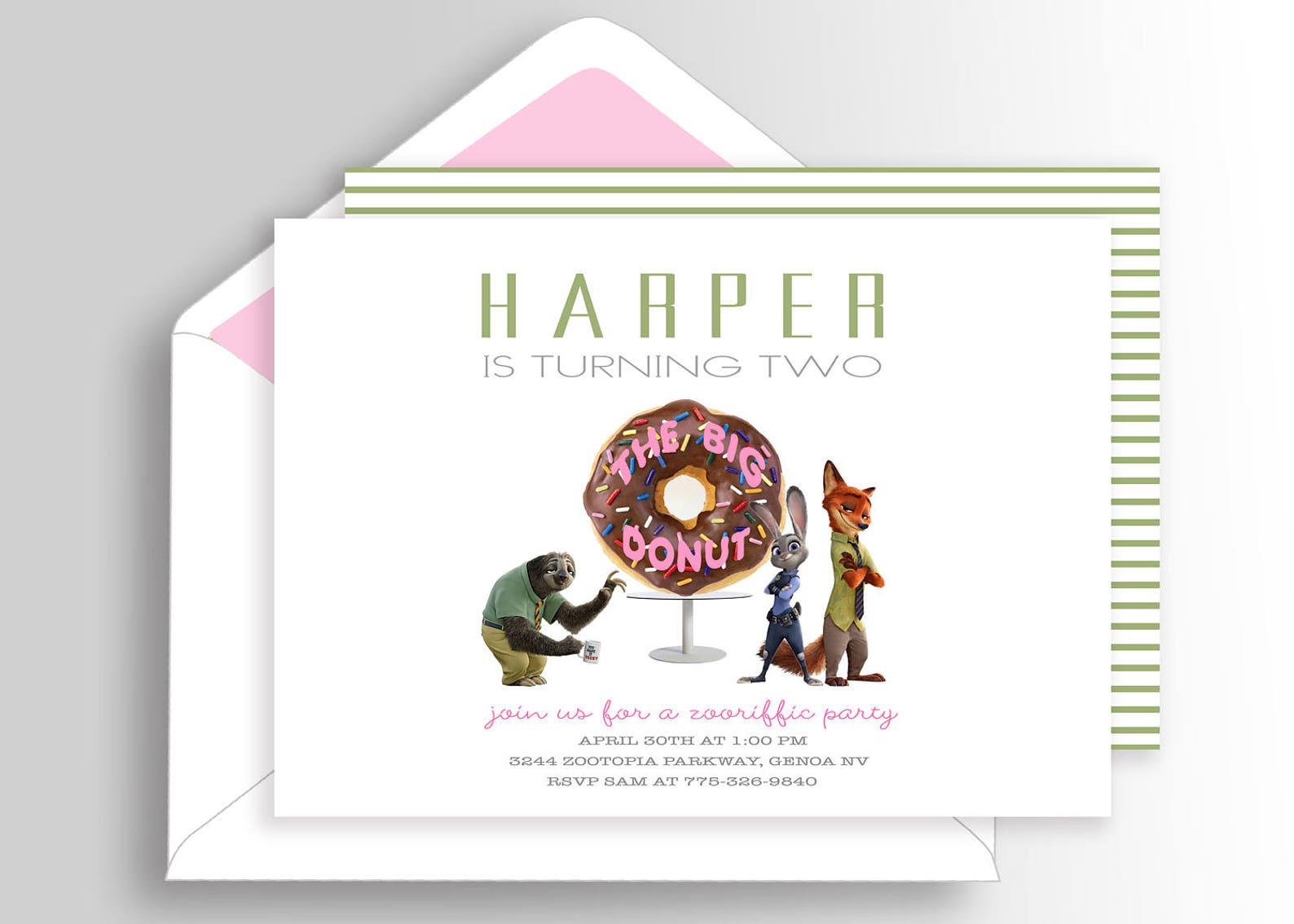 Modern Zootopia Invitation Zootopia Birthday Zootopia Theme - Etsy