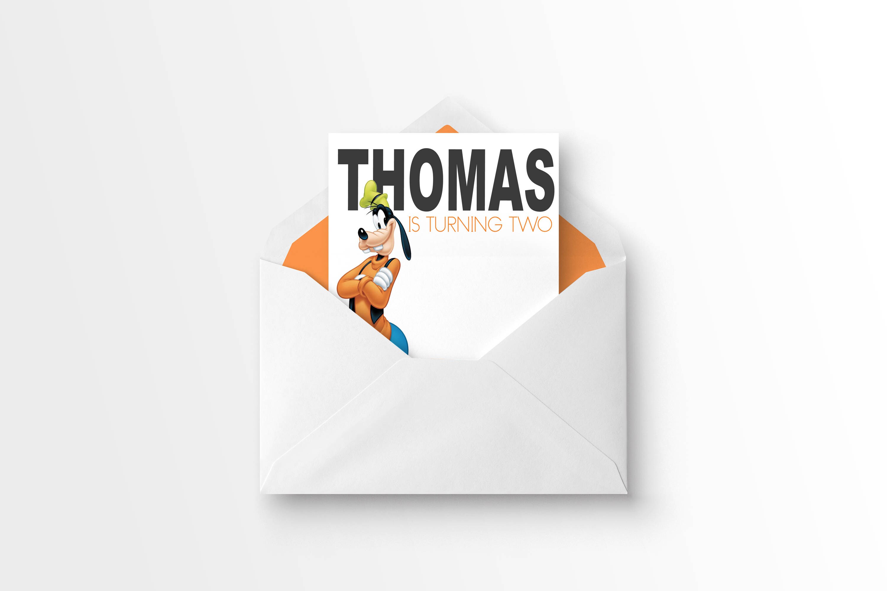 Modern Goofy Birthday Invitation - Custom DIY Printable - Etsy