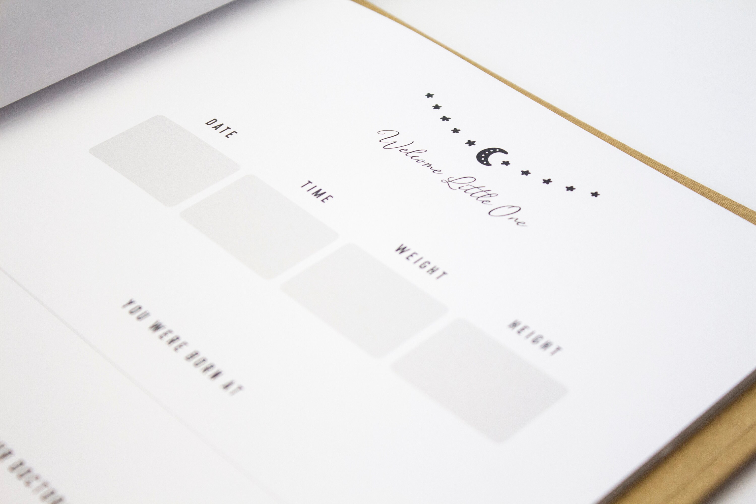 Modern Baby Book Printed Pages ONLY | Etsy