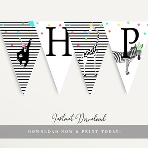 Party Animal Banner, Party Animal Bunting, Party Banner, Fiesta Bunting ...