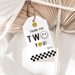 Happy Face Favor Tags, Happy Face Party, Happy Dude Birthday Favors ...