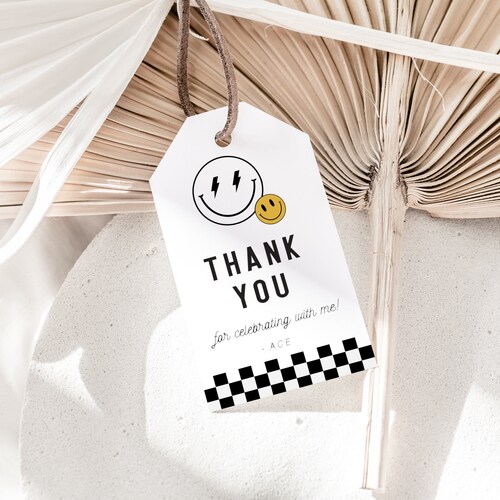 Happy Face Favor Tags Happy Face Party Happy Dude Birthday - Etsy