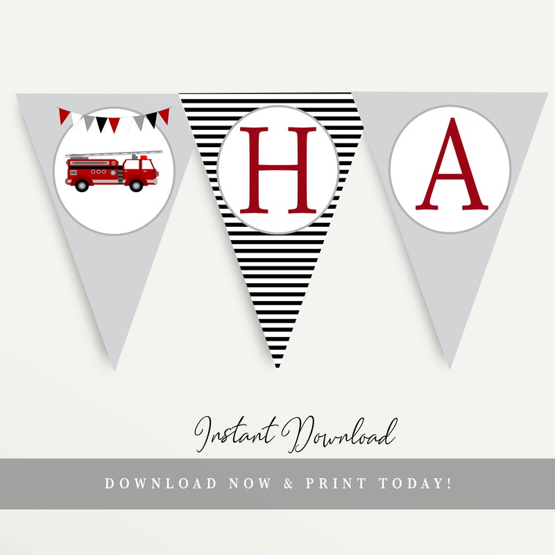 Firetruck Decor - Etsy