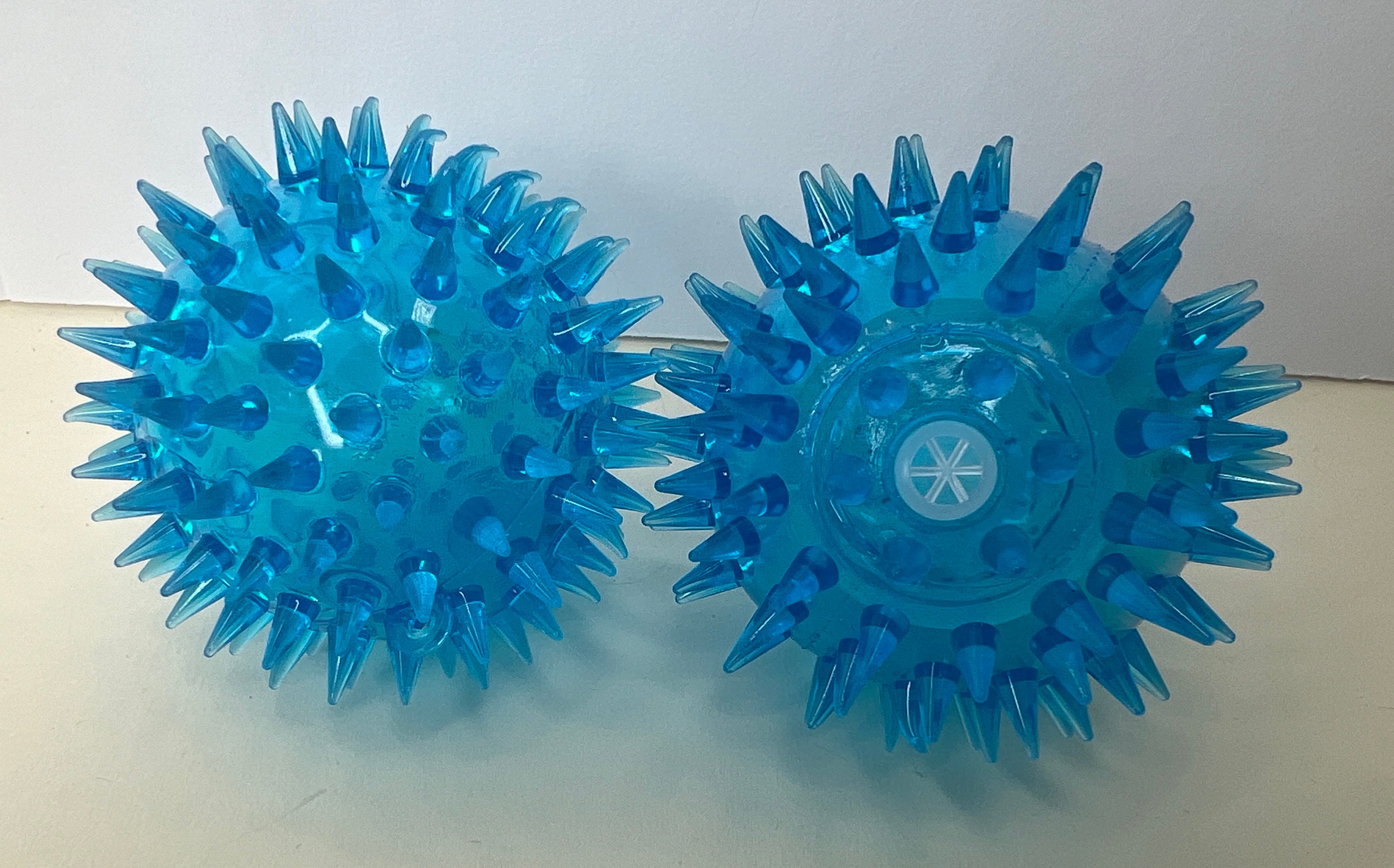 10 Spiky Ball Squeakers for Dog Toys: 2.5", 3 Colors -- Make a Toy ...