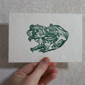 Letterpress Frog and Toad Art Print Collection - Etsy