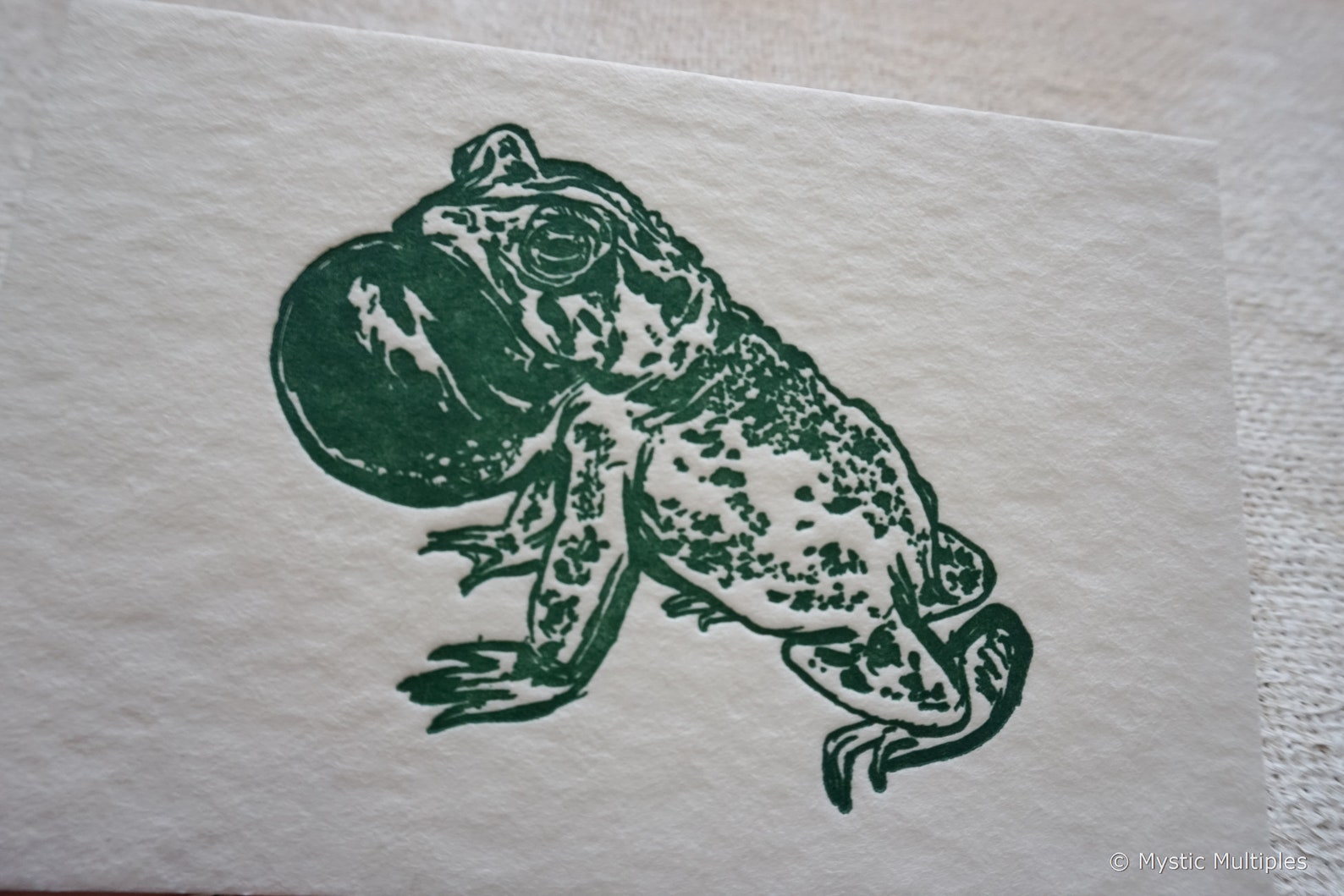 Letterpress Frog and Toad Art Print Collection | Etsy