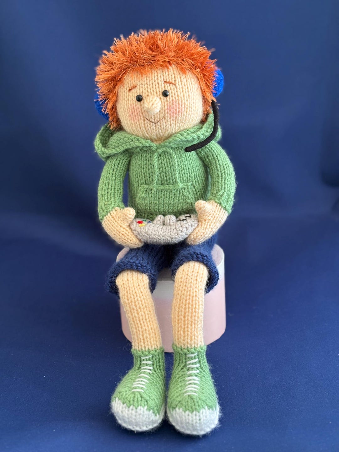 Gary the Gamer Shelf Sitter. an Original Cosypot Design. Mascot Doll ...