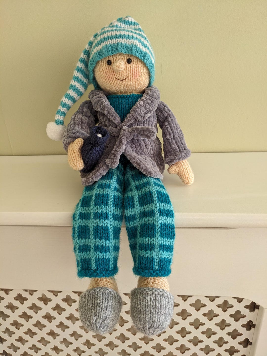 Pyjama Day Shelf Sitter. an Original Cosypot Design. Bedtime Shelf ...