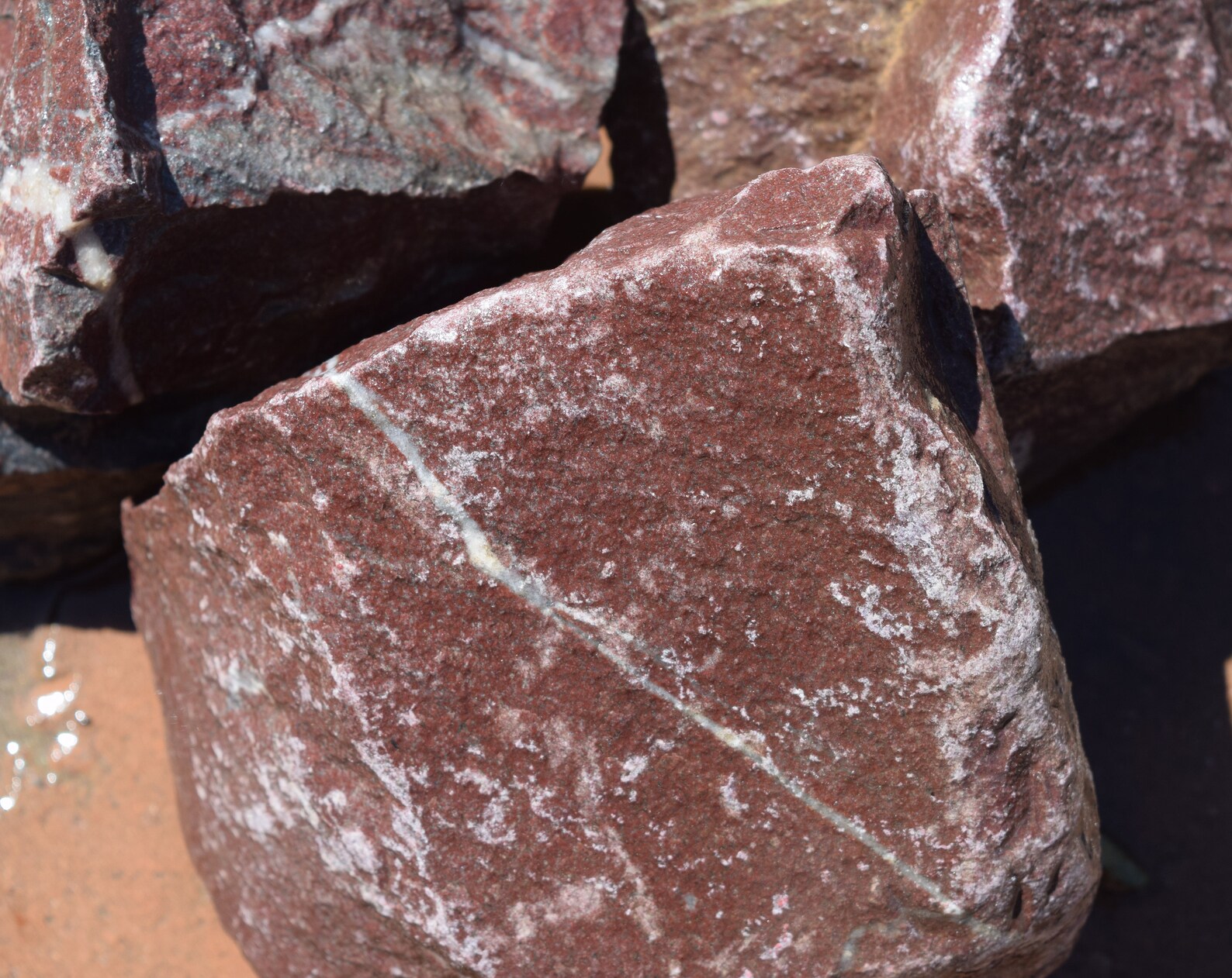 RED STONE Great Aquarium Decor or Bonsai Stones - Etsy