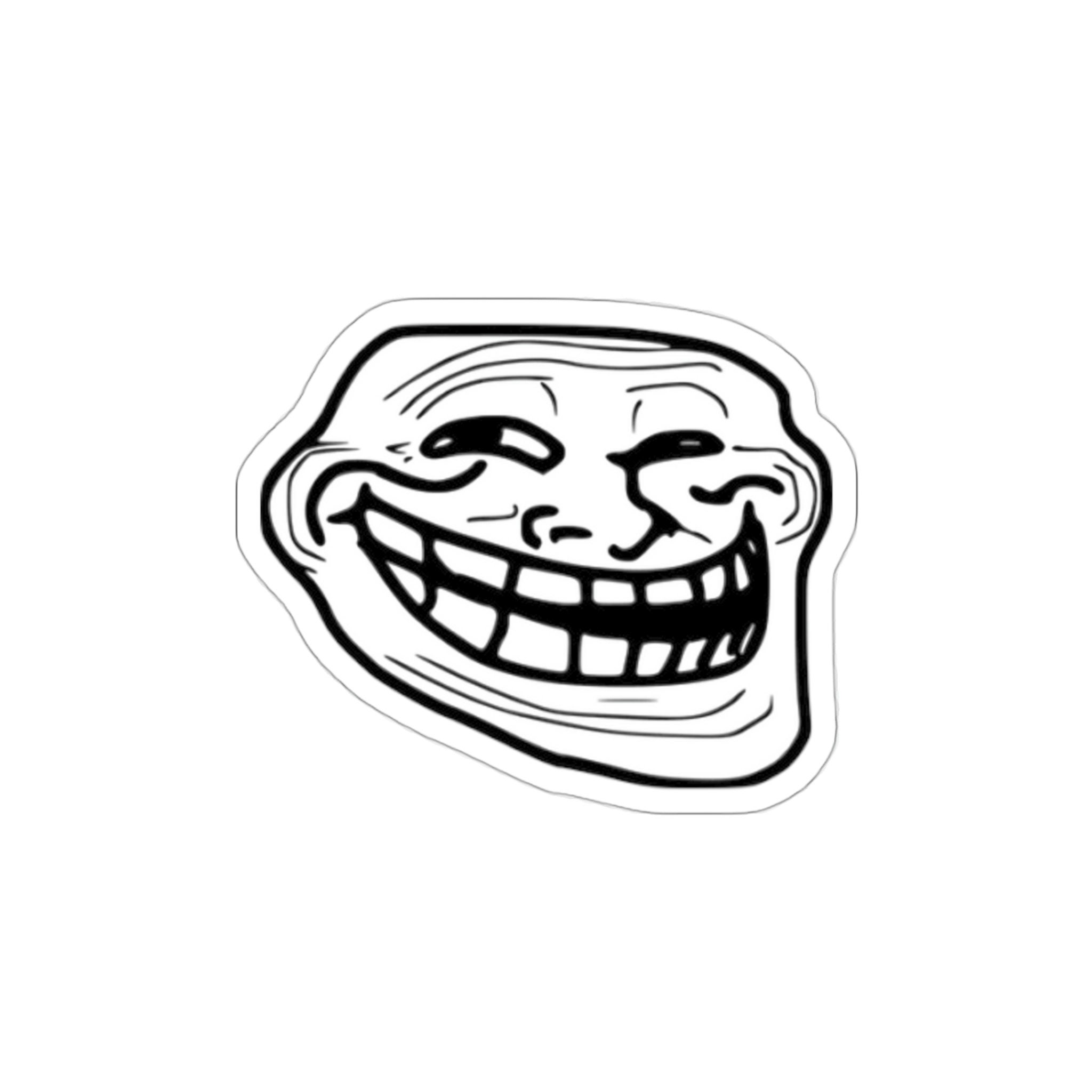 Troll Face Meme Die-cut Stickers - Etsy