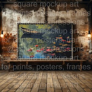 Mockup Template Rustic Studio Digital Download - High-res JPG, PNG, PSD ...