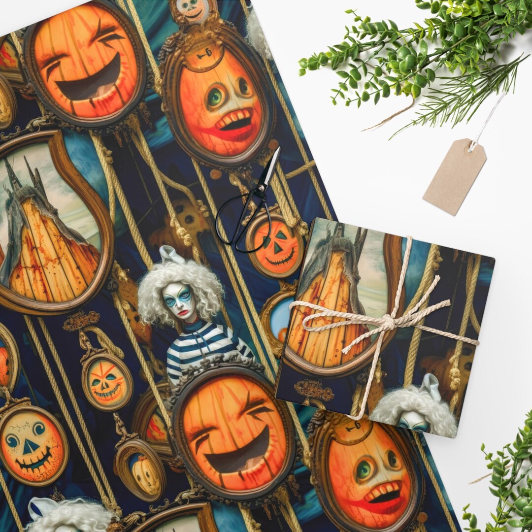 Halloween Whimsigoth Pattern Wrap Exclusive Designer Series - Etsy