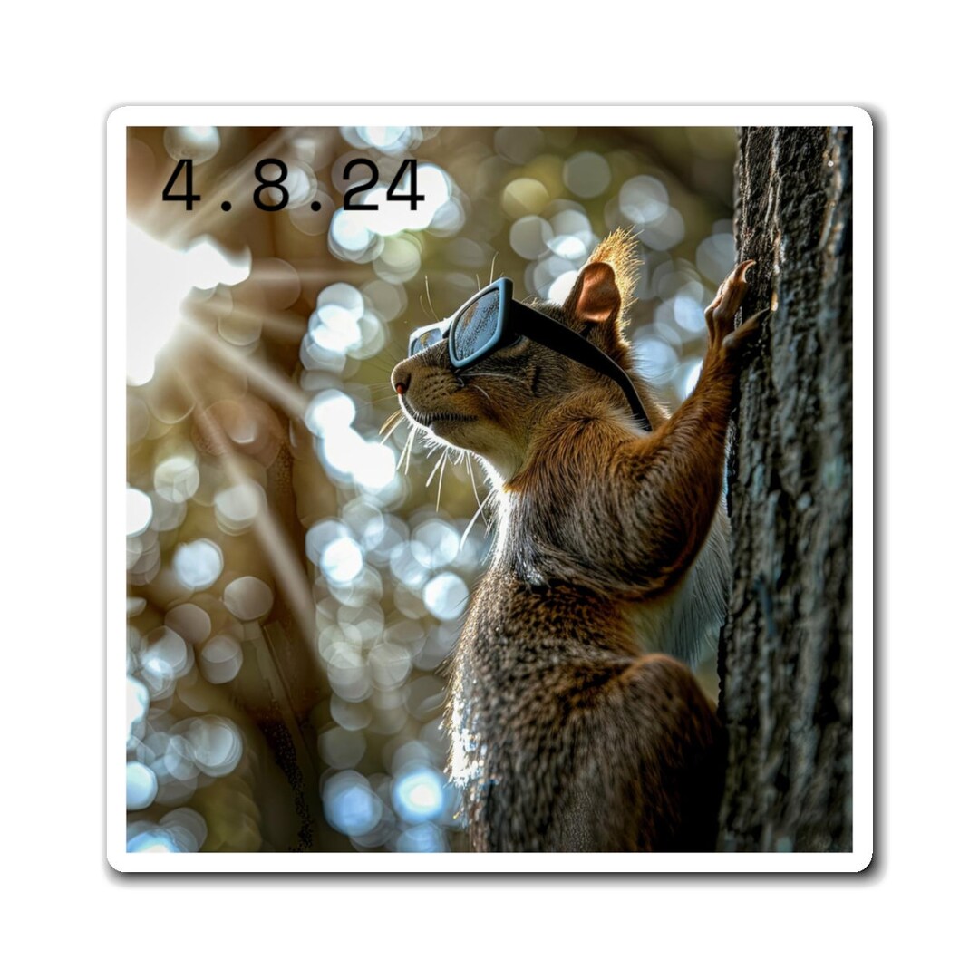 Eclipse Magnet Squirrel - Etsy