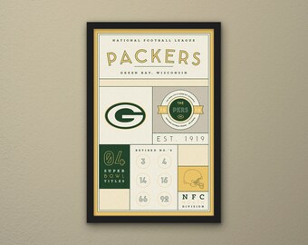 Packers art | Etsy