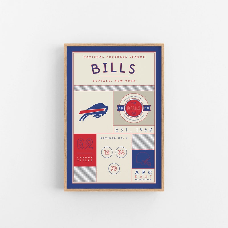 Buffalo Bills Poster - Etsy