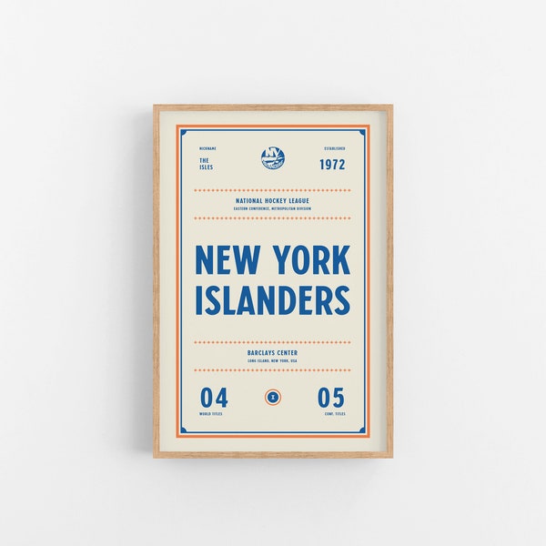 New York Islanders - Etsy