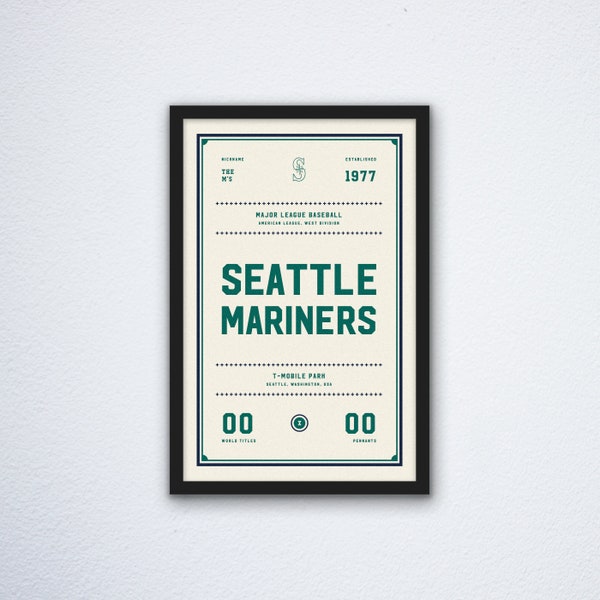 Seattle Mariners - Etsy