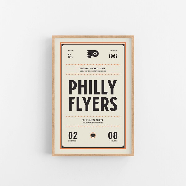 Philadelphia Flyers Poster - Etsy