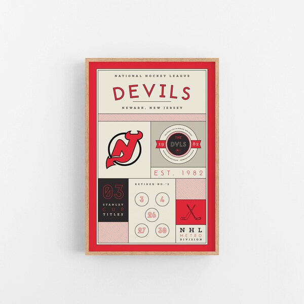 New Jersey Devils Posters - Etsy