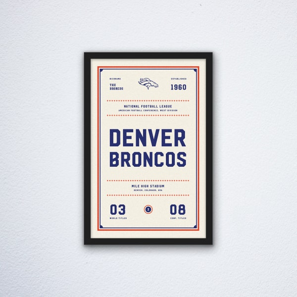 Denver Bronco Ticket Svg - Etsy