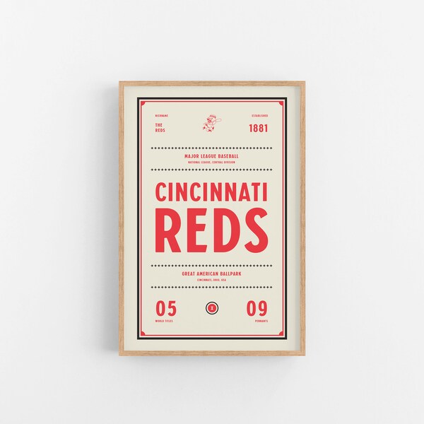 Cincinnati Reds Flag - Etsy