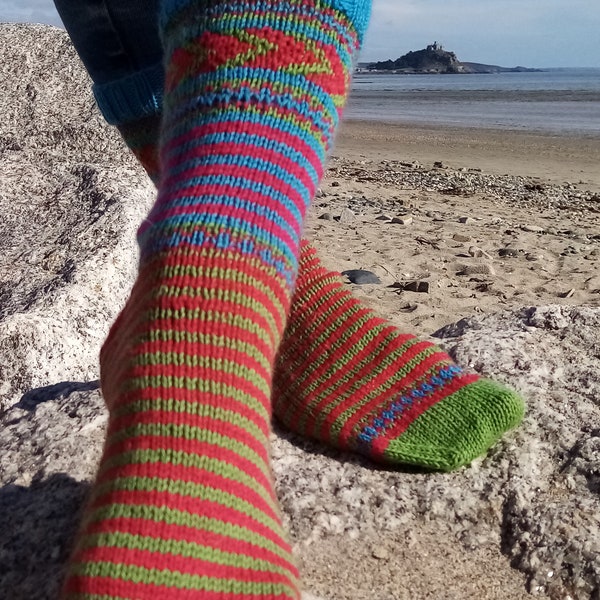 Chevron Socks - Etsy