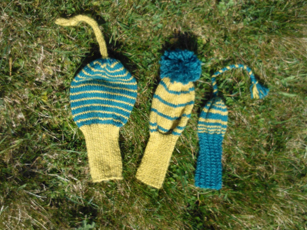 Knitting Pattern for Golf Club Covers, in Three Different Sizes and ...