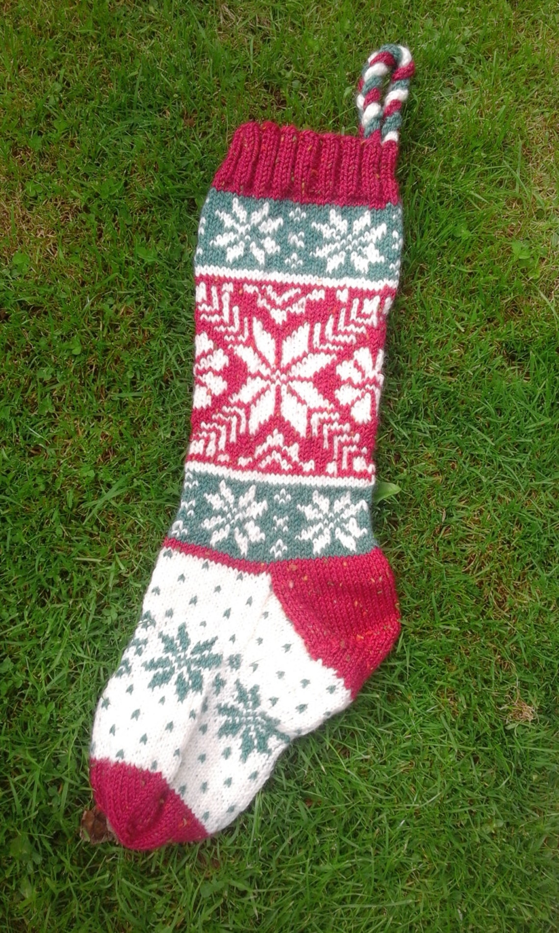 Knitting Pattern for Three Traditional Christmas Stockings - Etsy