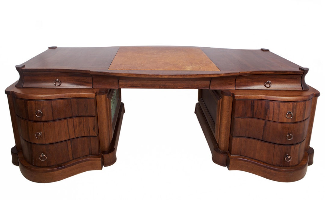 Sparrow. Unique and Curved Wooden Office Desk - Etsy