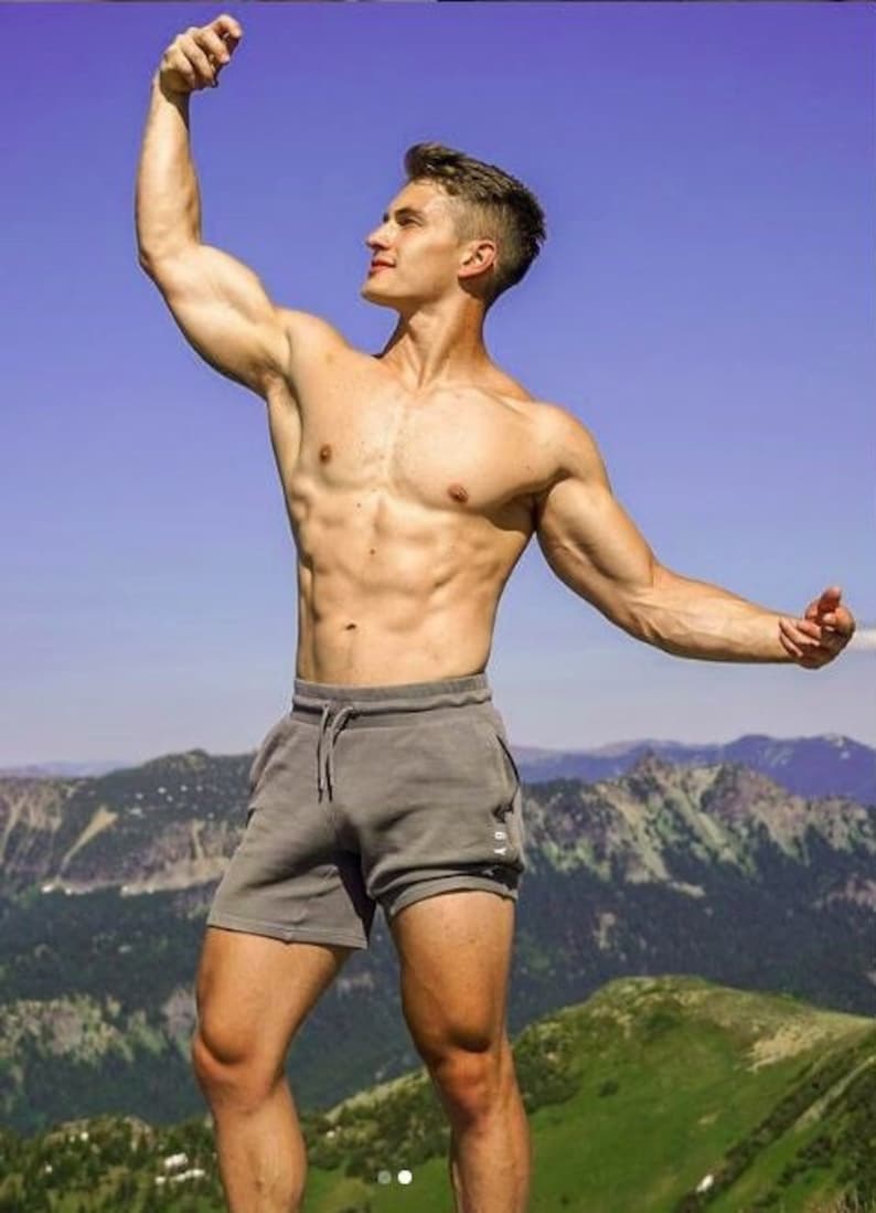 Z3n8.ca Hot Male Canvas Art Huge Wall Art of a Hot College Guy Jock ...