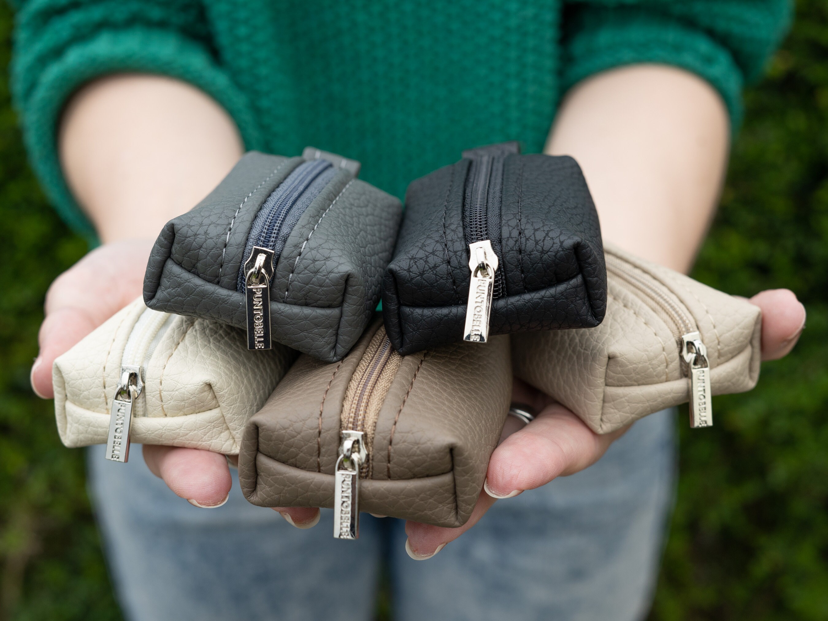 Genuine Leather Small Pouch / Boxy Keyring Coin Purse / | Etsy