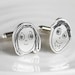 Silver Personalised Drawing Cufflinks Your Child's Drawing in Silver - Etsy