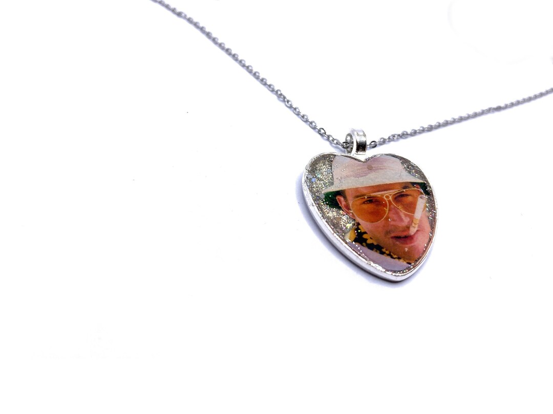 Raoul Duke Necklace Heart-shaped Pendant Inspired by Fear and Loathing ...