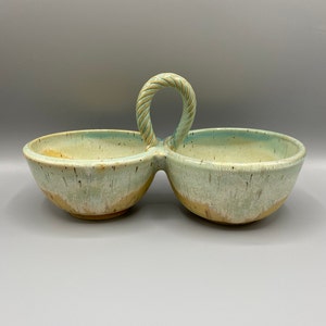 Handmade Double Bowl - Etsy