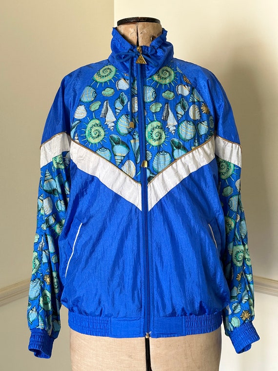 Parachute Jacket, 80s, 90s, Balloon Jacket, Light Blu… - Gem