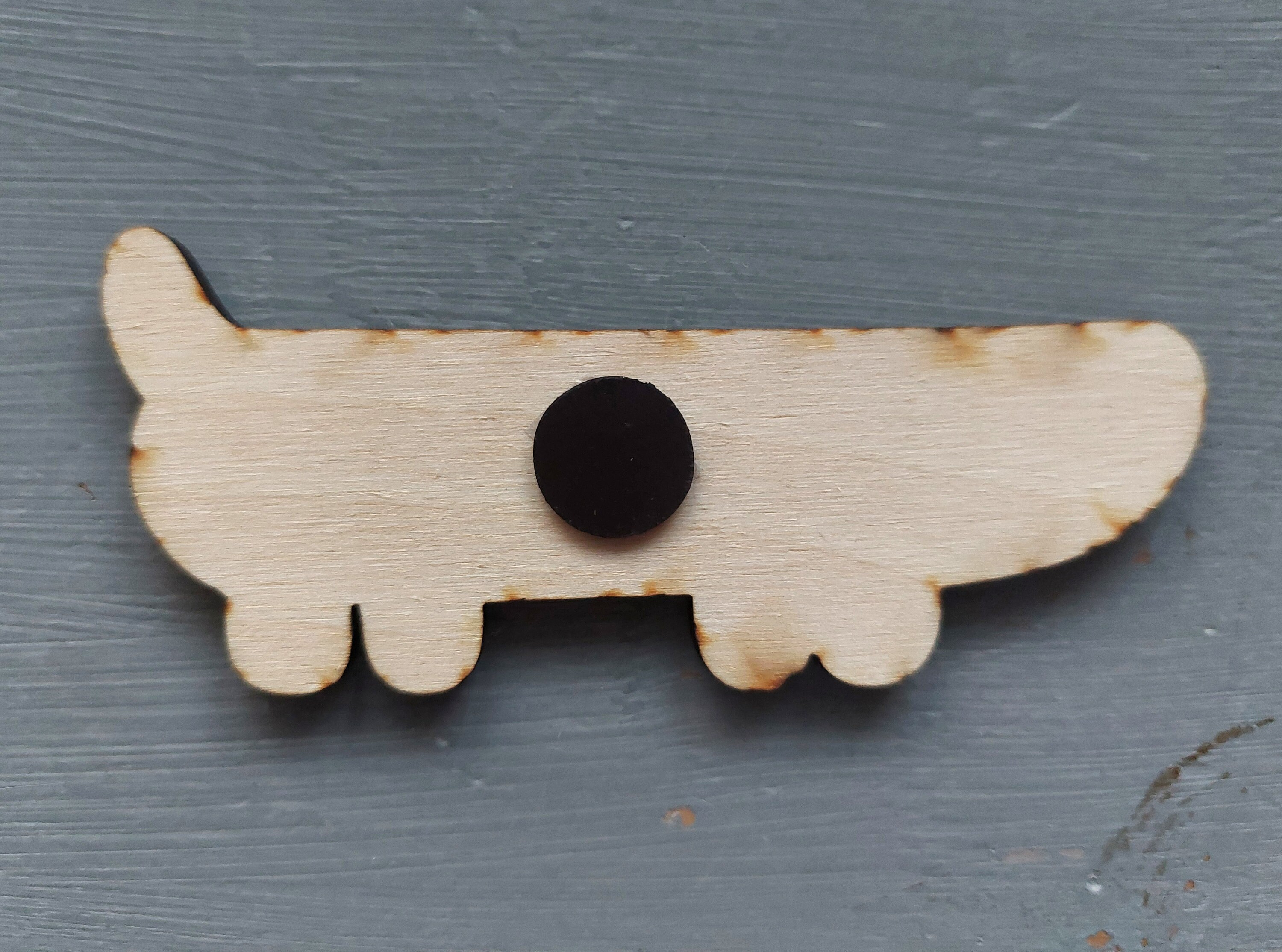 Bluey Inspired Longdog Laser Engraved Wooden Magnet Cut in 4mm Plywood ...