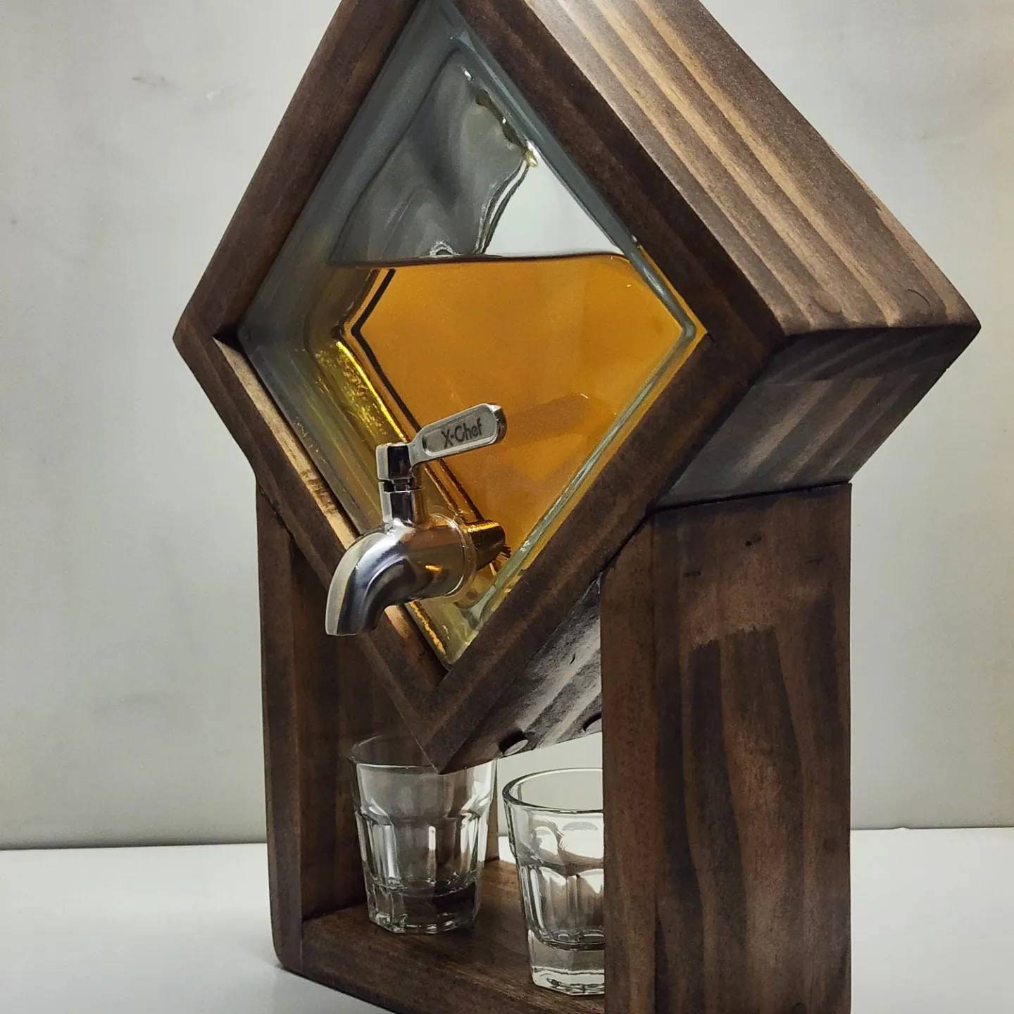 Glass Block Liquor Dispenser. - Etsy