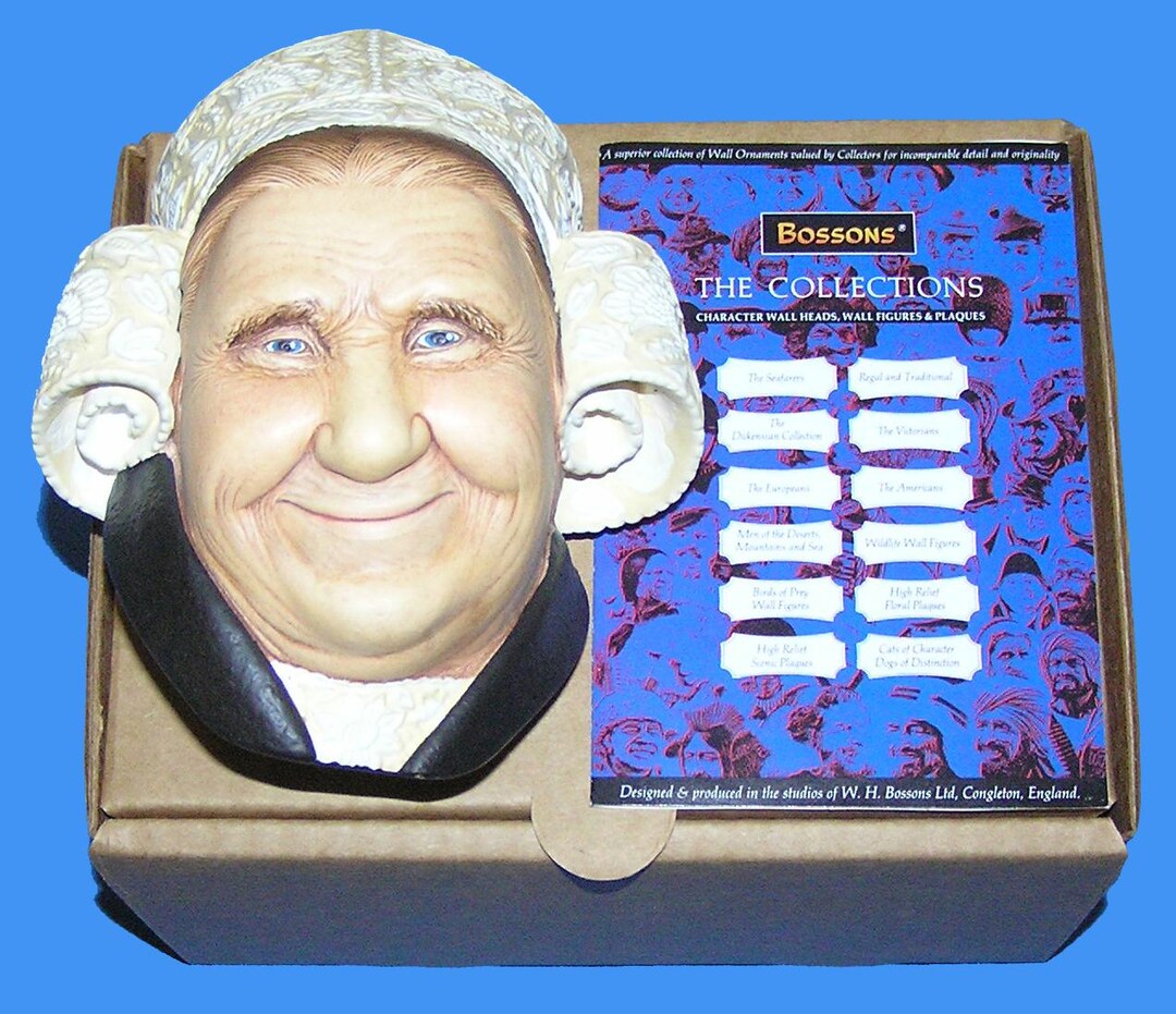 Vintage B Bossons Bosson Head Rare Bretonne Lady Pristine Condition ...