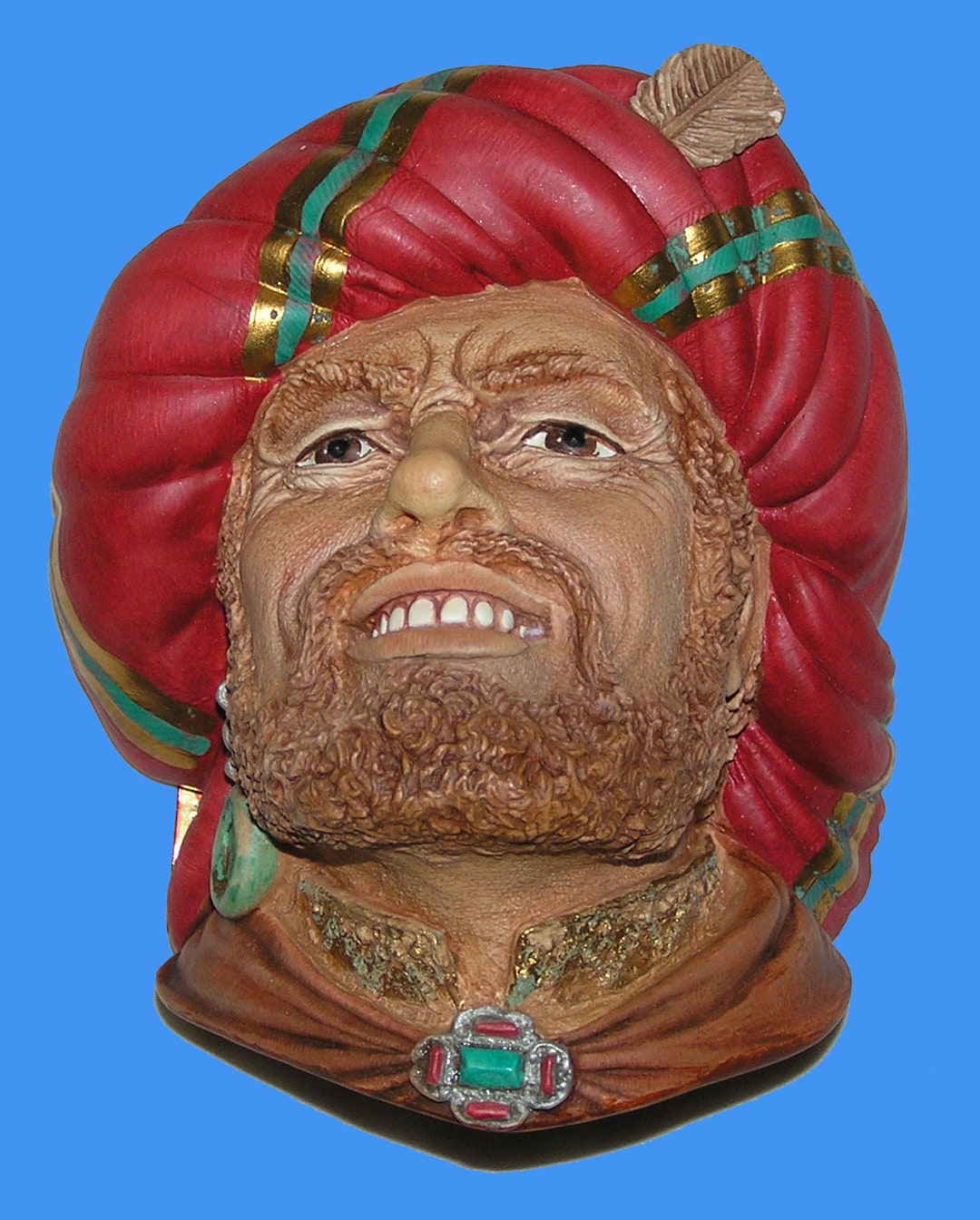 Vintage Bossons Bosson Head Neatly Stored Aruj Barbbarossa MINT IN BOX ...