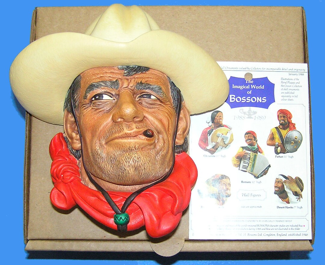Vintage Bossons Bosson Head Very Good Condition Neatly Stored Rawhide ...