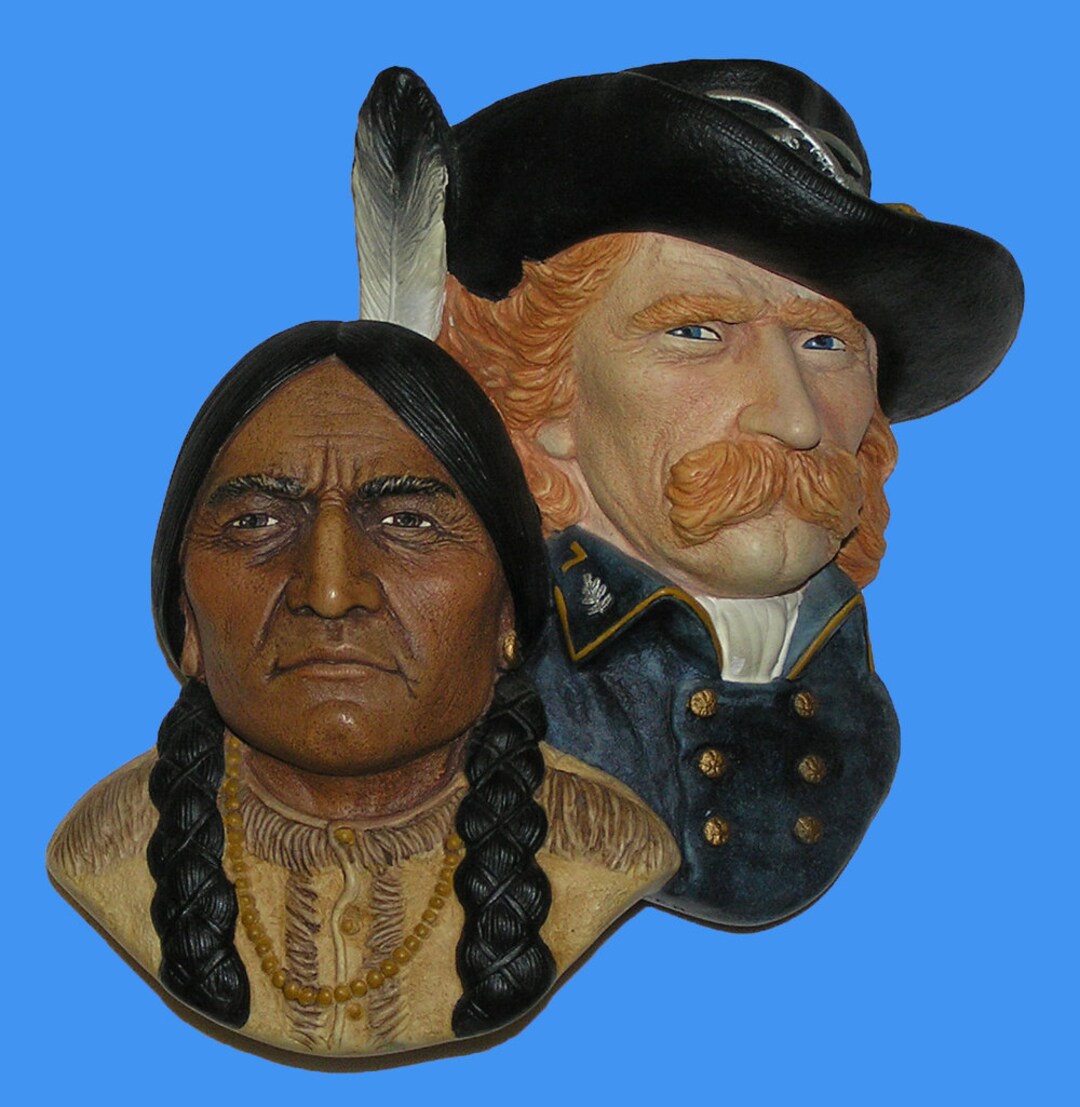 Vintage Bossons Bosson Head Very Good Condition COL CUSTER by W H ...