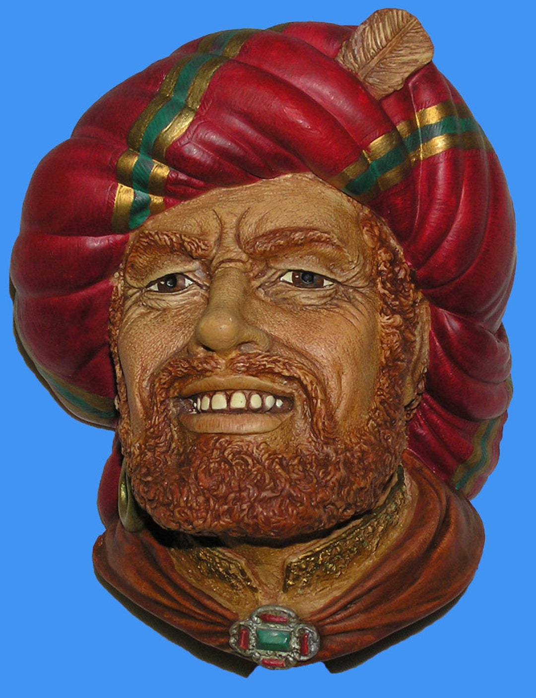 Vintage Bossons Bosson Head Aruj Barbarossa Rare Pristine Condition ...